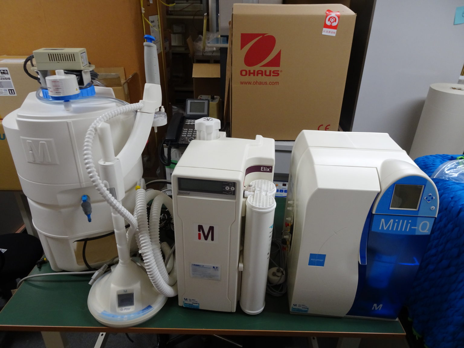 ミリポア/Elix Essential+Milli-Q Advantage A10/純水装置一式/