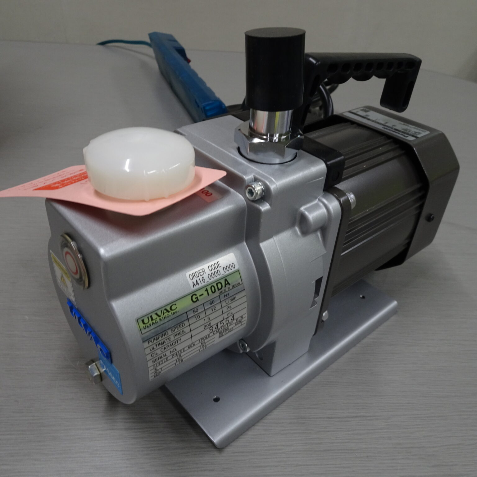 ULVAC/G-10DA/直結型油回転真空ポンプ/SMR-100オイル付属/新古品/
