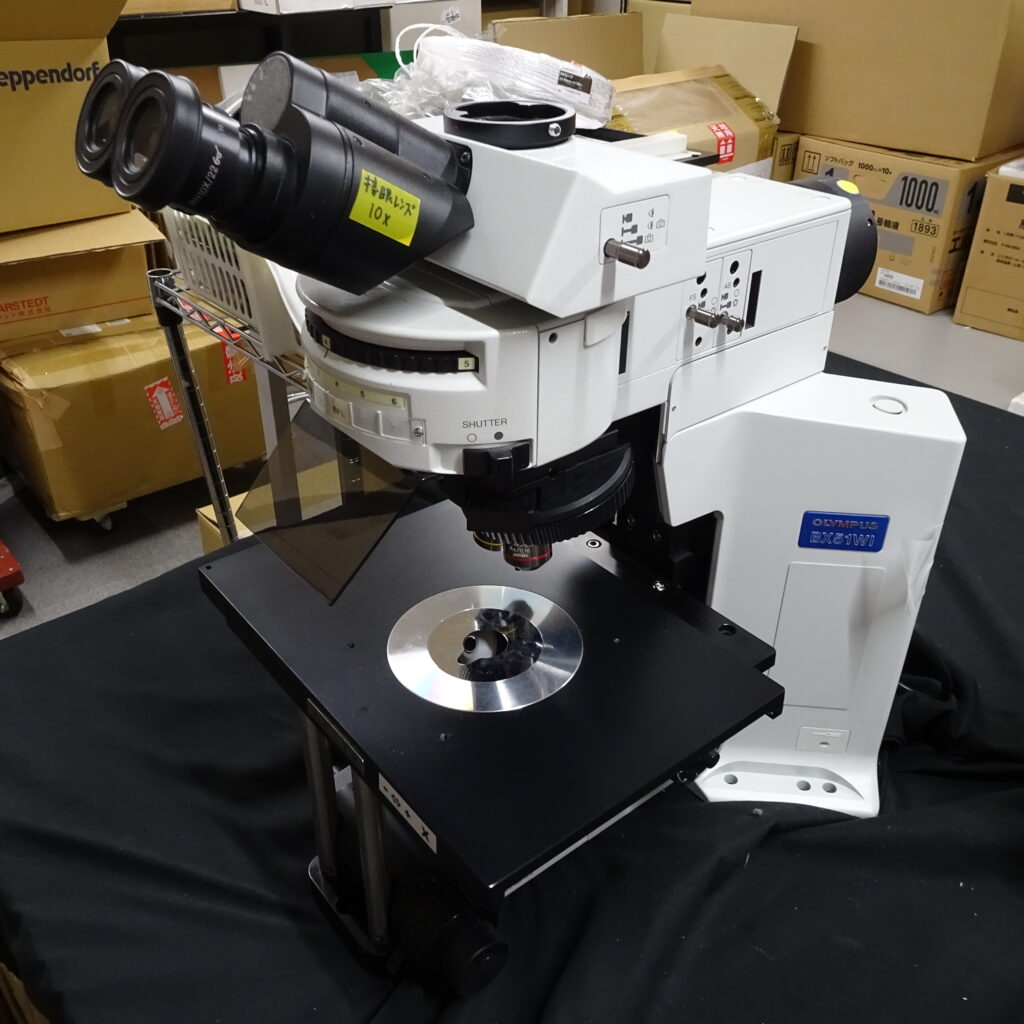 オリンパス/BX51WI/4×,10×,20×/研究用ステージ固定式正立顕微鏡/