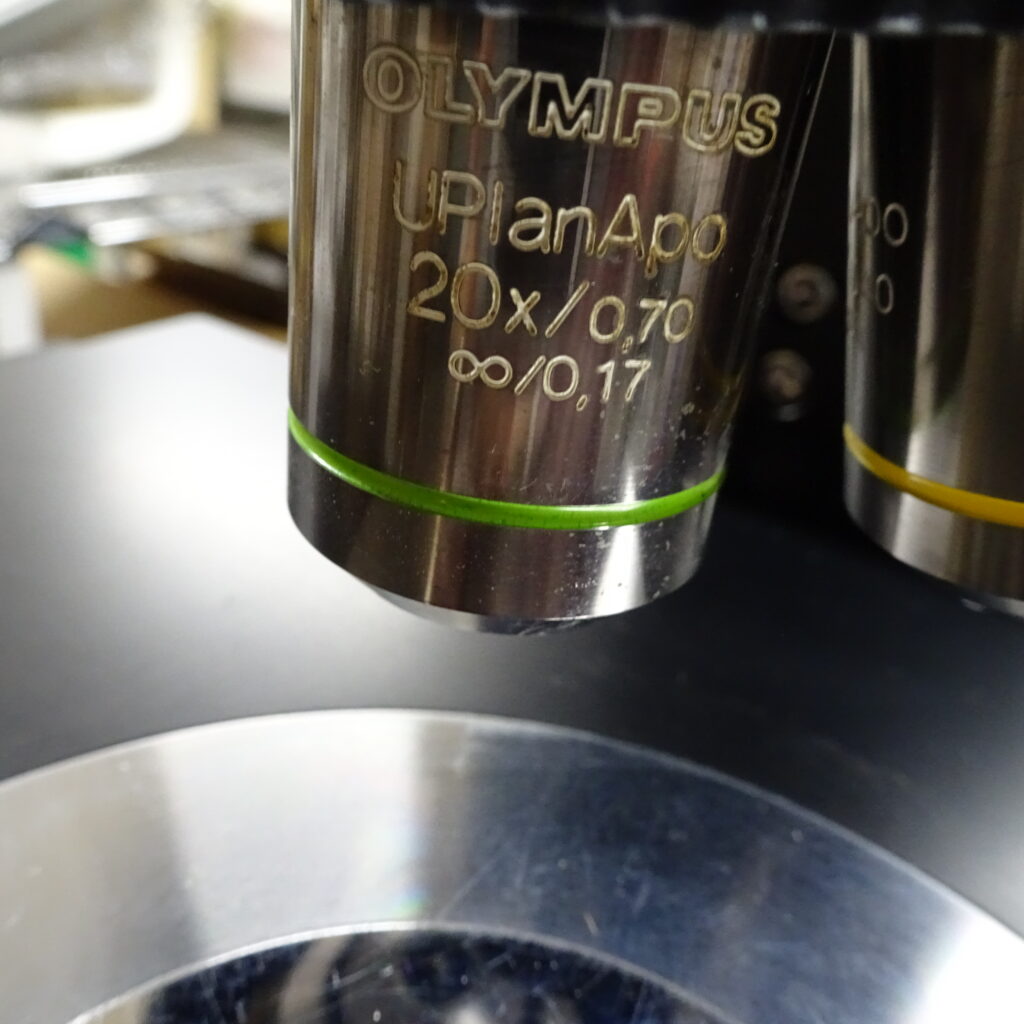 オリンパス/BX51WI/4×,10×,20×/研究用ステージ固定式正立顕微鏡/