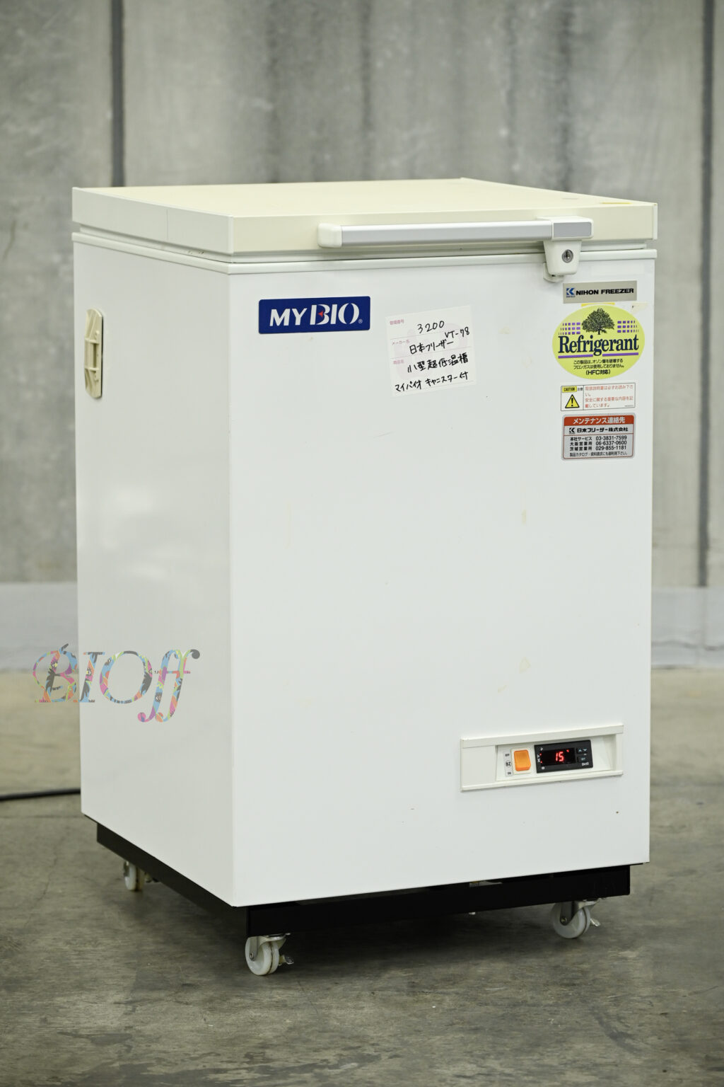 3200・日本フリーザー/VT-78/小型超低温槽/マイバイオ/キャニスター付属