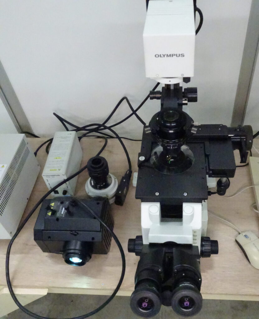 オリンパス/ IX71-22TFL / 蛍光倒立顕微鏡/DP-70+TH4-100+U-LH100HGAP0+BH2-RFL-T3付属/